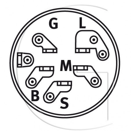 Contacteur à clé compatible avec FLANDRIA 3497644