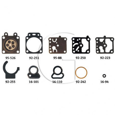 Kit membranes de carburateur compatible avec WALBRO D10-WZ